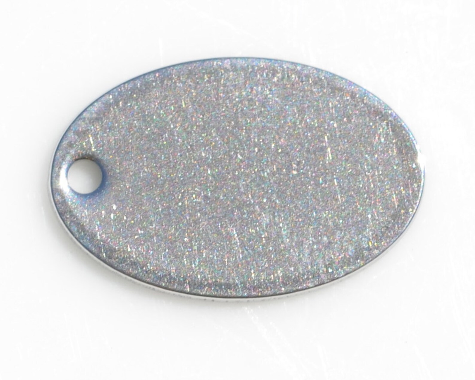 10 Stainless Steel 18mm Oval Blank Tag EB27 - Etsy
