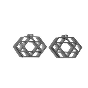 BULK 10 Star of David Polygon Stainless Steel Charms SC1959 - Etsy