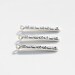 10 BLESSED Silver Tone Charms SC1558 - Etsy