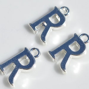 5 Letter R Silver Tonecharms SC3847 - Etsy