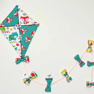 Kite Wall Hanging Sewing Pattern: Nursery Decor With Bows (digital PDF ...