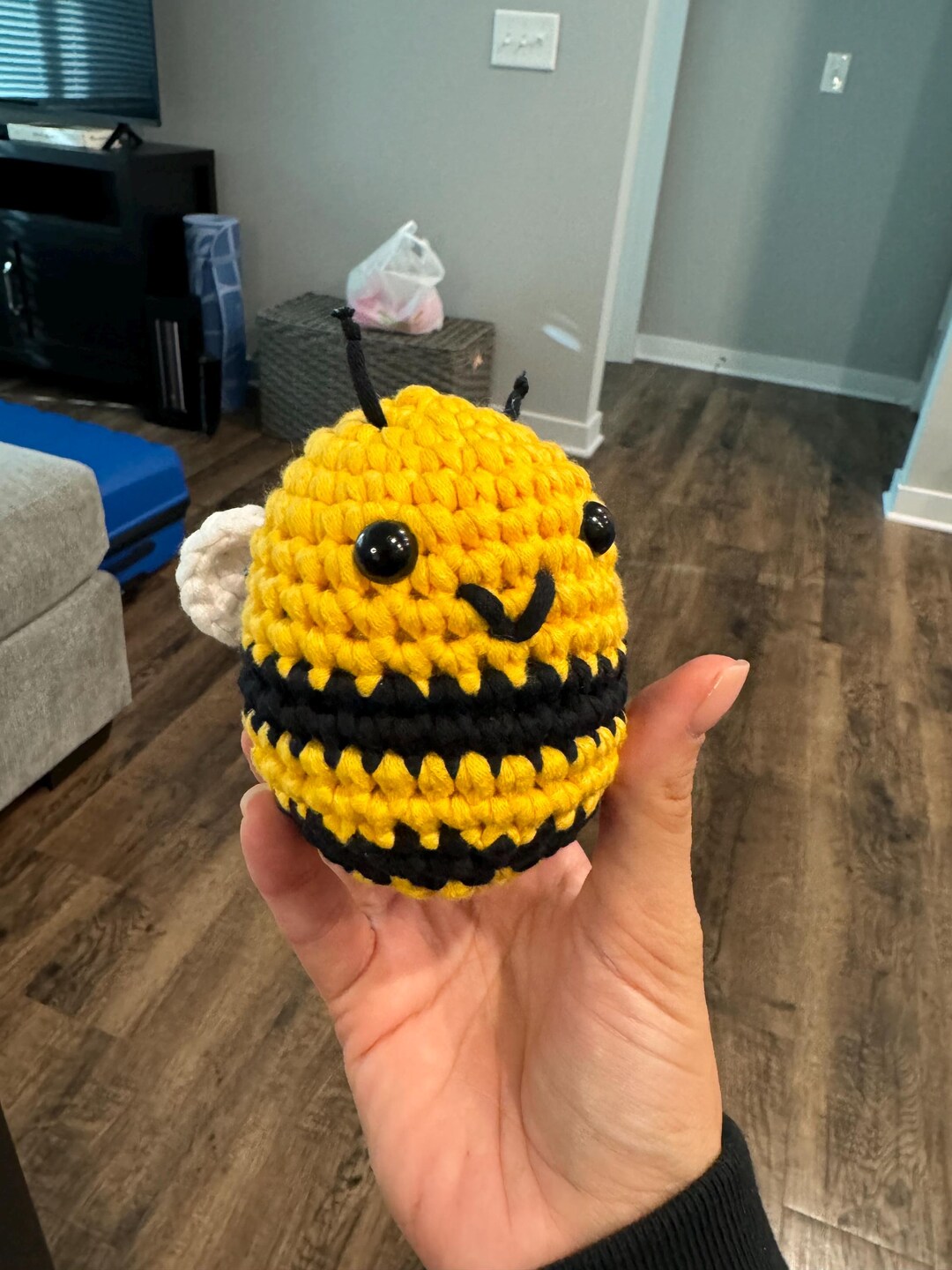 Honey Bee Crochet Amigurumi Plushie - Etsy