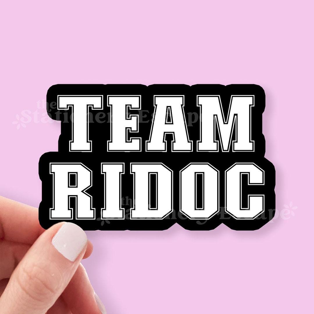 Team Ridoc Sticker, Onyx Storm, Fourth Wing, Iron Flame, Bookish ...