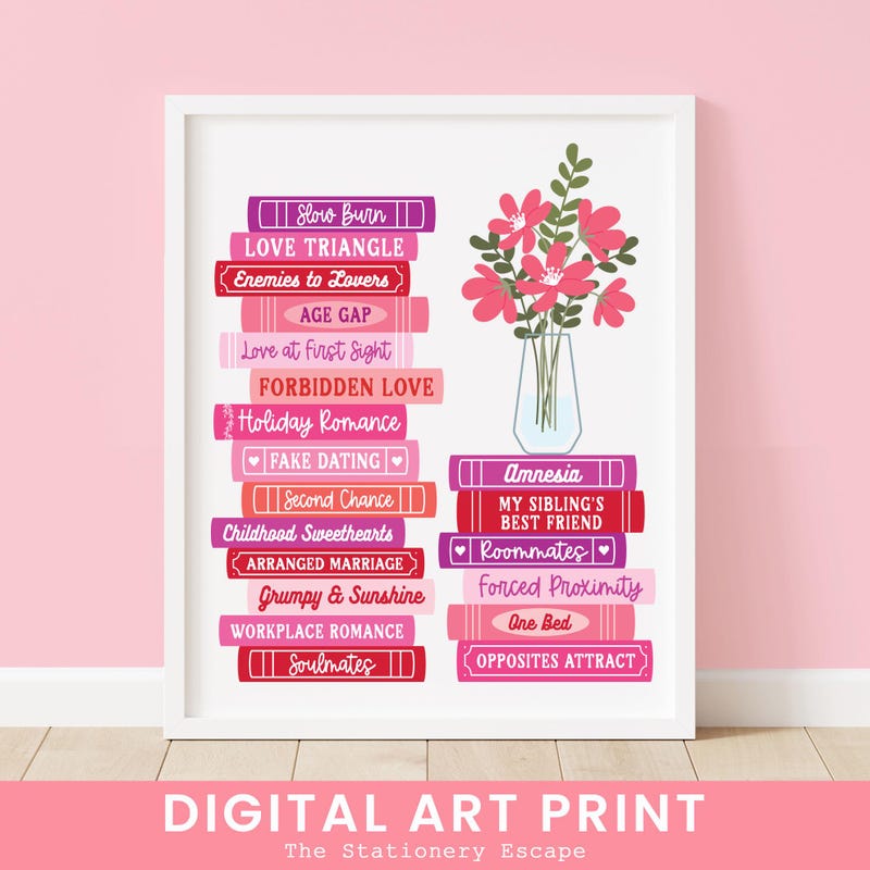Romances Tropes Posters - Etsy