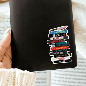 Freida Mcfadden Book Stack Sticker, Bookish Sticker, Kindle Decal ...