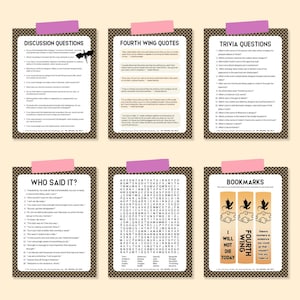 The Ultimate Book Club Kit: Fourth Wing, Book Club Discussion Guide ...