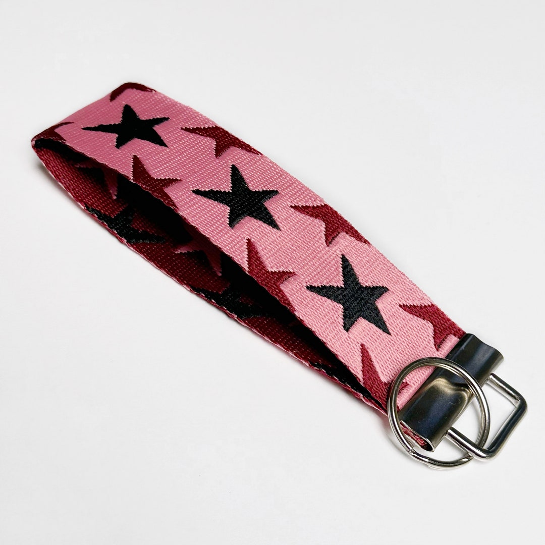 Wide Wristlet Key Chain / Stars Keychain Key Holder - Etsy