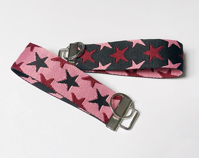 Wide Wristlet Key Chain / Stars Keychain Key Holder - Etsy