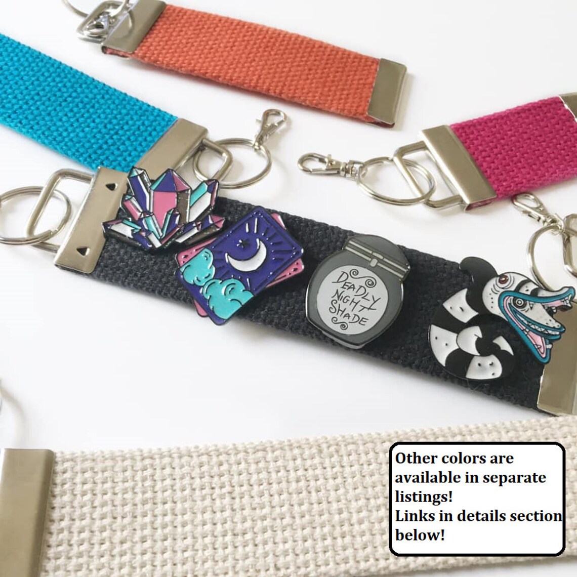 Pin Holder Keychain / Gold Keychain Pin Keeper / Pin Collector | Etsy