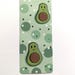 Avocado Bookmark | Bookish Bookmark | Avocado | Double Sided Bookmark ...