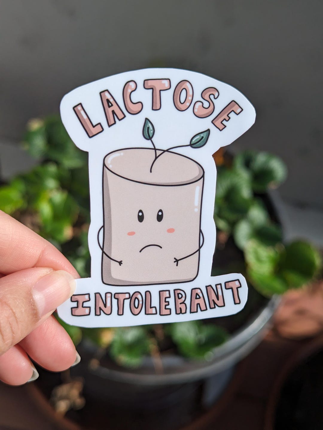 Lactose Intolerant - Sticker | Mellow Sticker | Tummy Issues Sticker ...