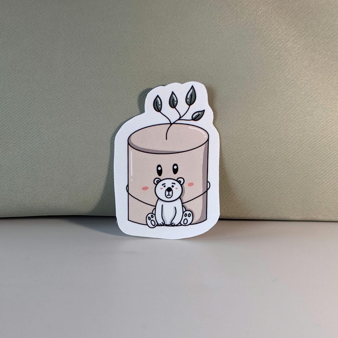Marsh With a Plushie Sticker | Laminated Vynil Sticker | Planner ...