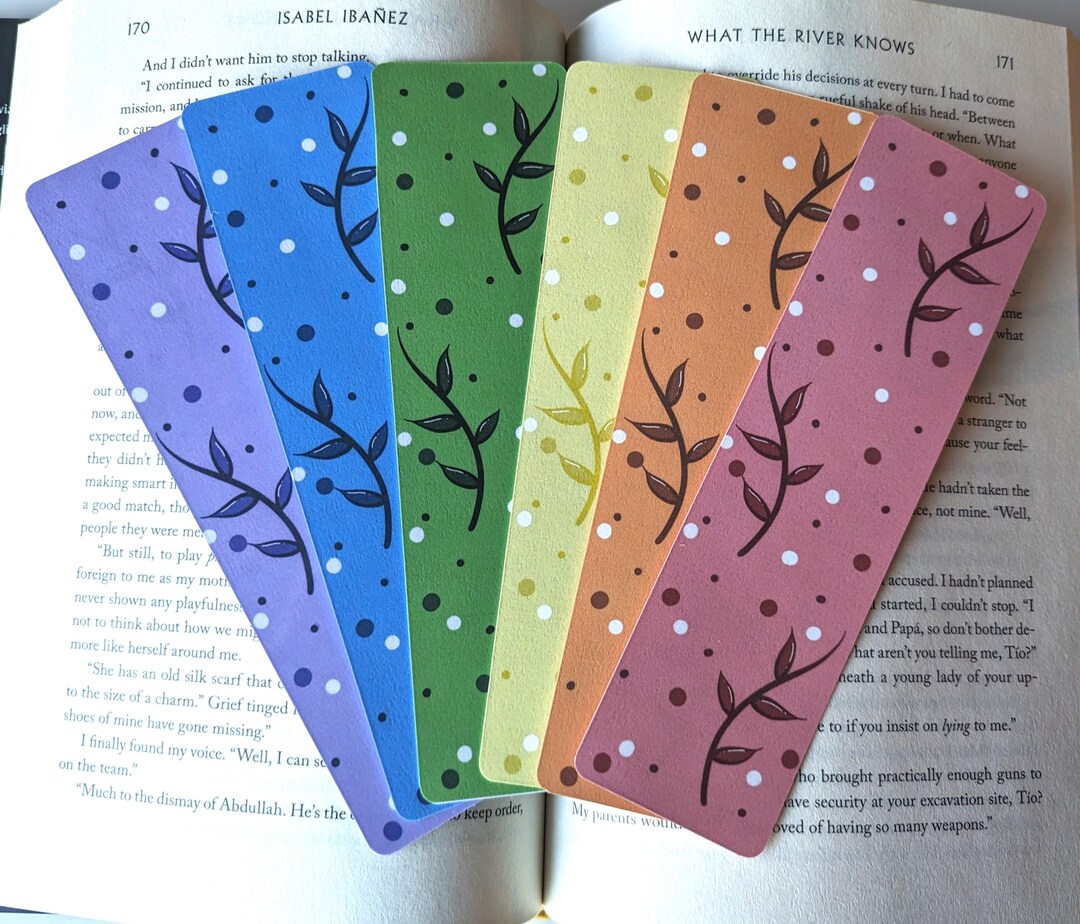 Plant Bookmarks | Set or Individual| Plant Themed Bookmark | Plant ...
