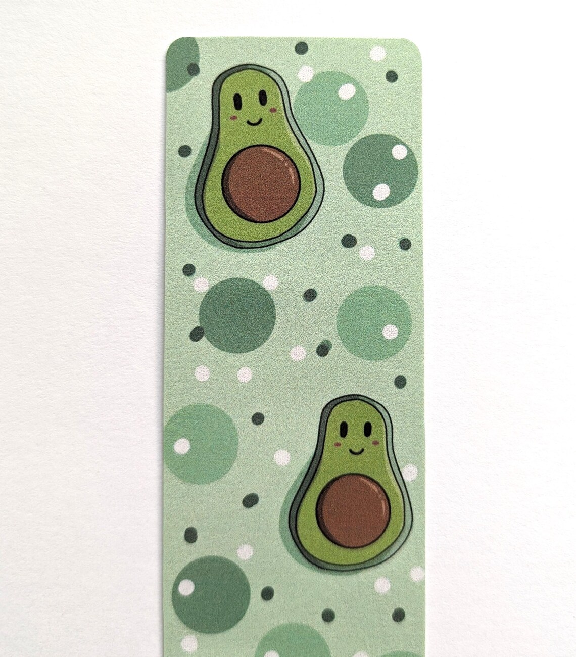 Avocado Bookmark | Bookish Bookmark | Avocado | Double Sided Bookmark ...