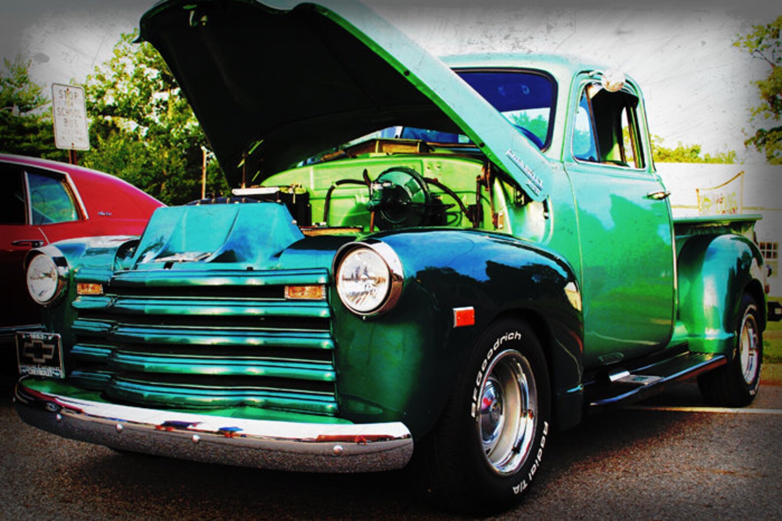 Automotive Art - 1947 Chevrolet Truck - Classic Truck - Garage Art ...