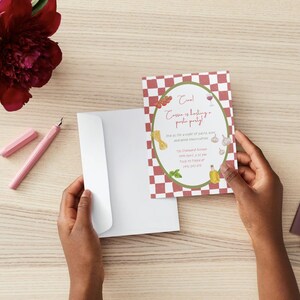 Pasta Party Invitation - Etsy