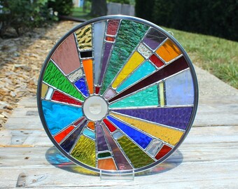 Round Stained Glass | Etsy
