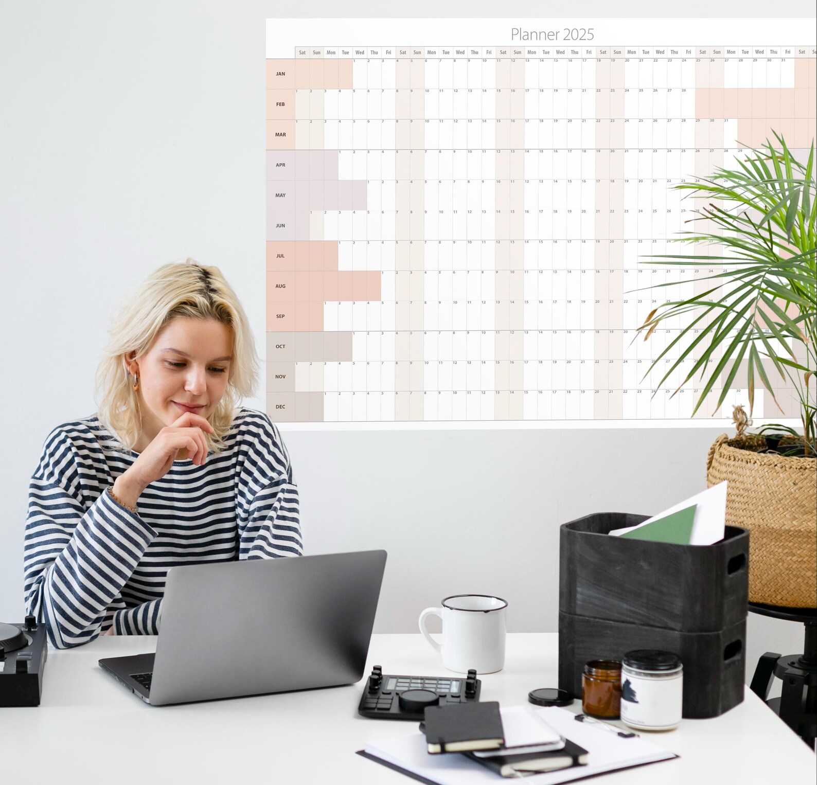 Extra-large 2025 Wall Planner Calendar | Perfect for Yearly Planning ...