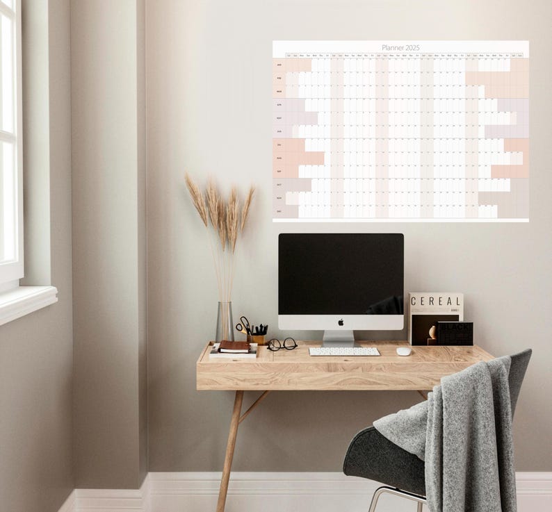 Extra-large 2025 Wall Planner Calendar | Perfect for Yearly Planning ...