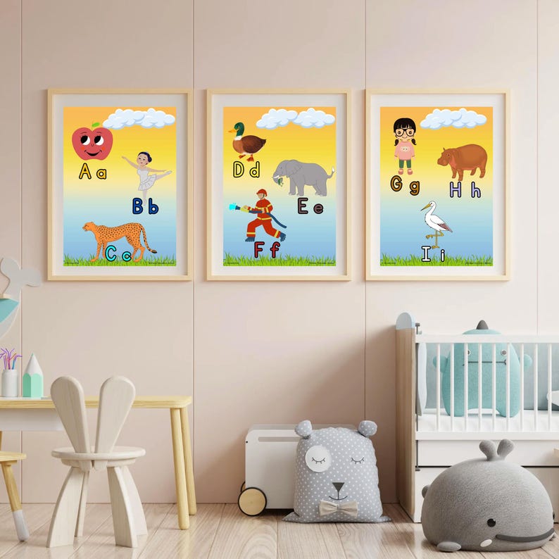 Explore My A4 Digital Alphabet Print Posters: 39 Pages of A-Z Pictures ...
