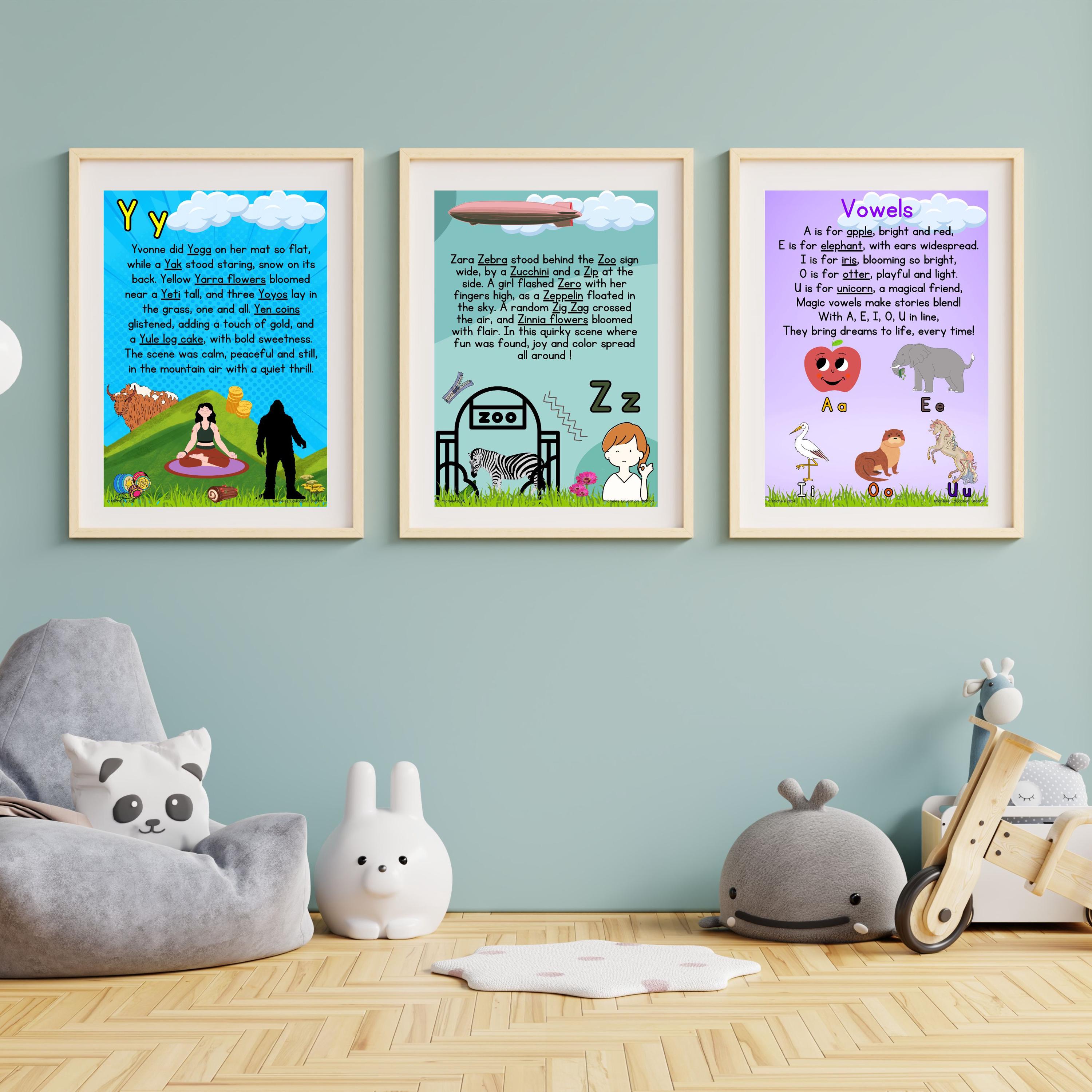 Explore My A4 Digital Alphabet Print Posters: 39 Pages of A-Z Pictures ...