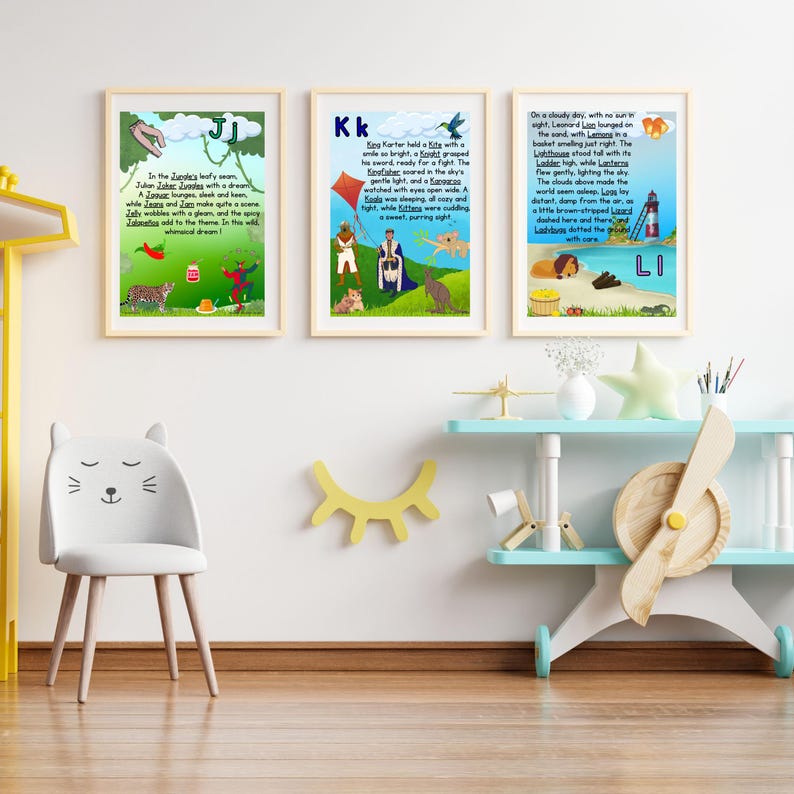 Explore My A4 Digital Alphabet Print Posters: 39 Pages of A-Z Pictures ...