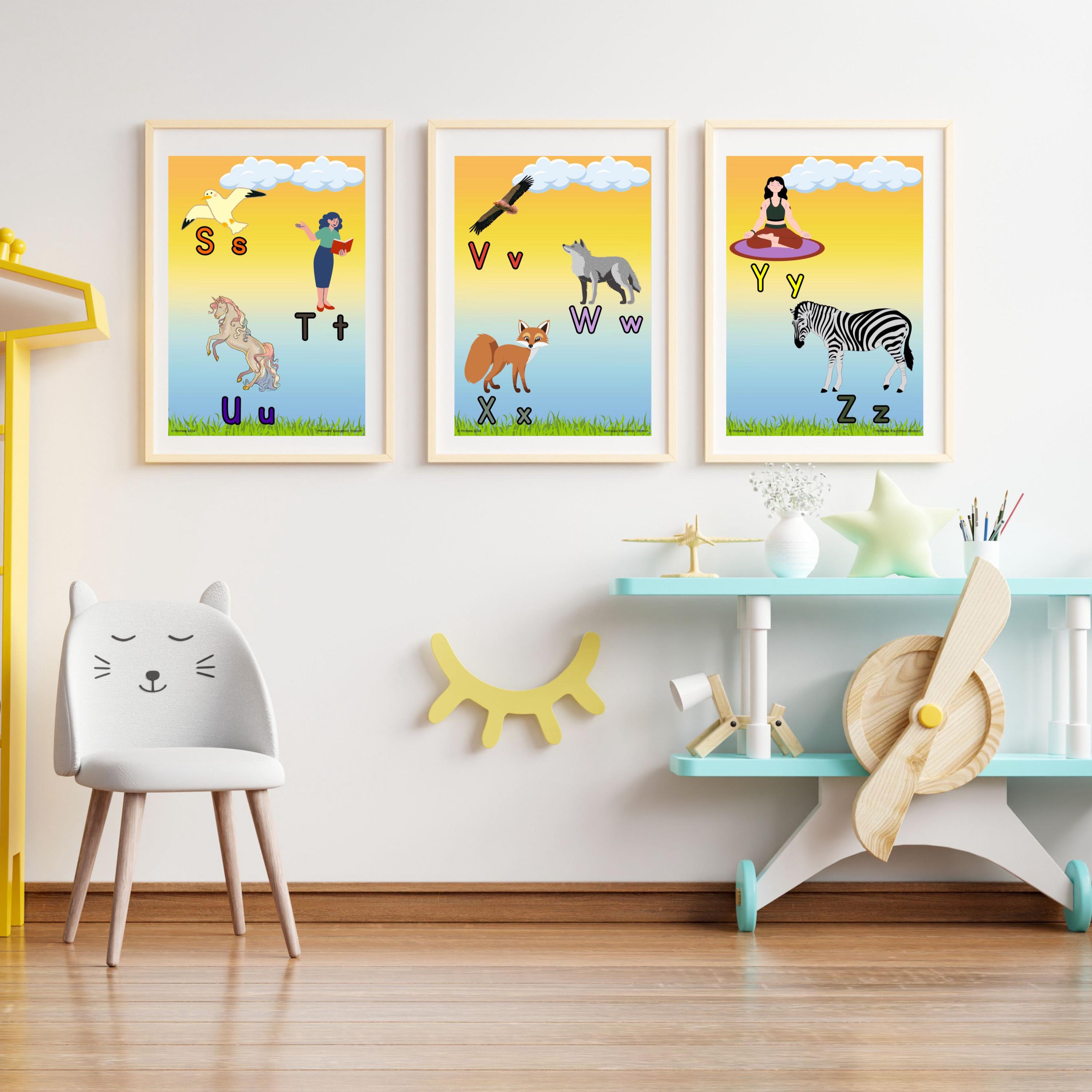 Explore My A4 Digital Alphabet Print Posters: 39 Pages of A-Z Pictures ...