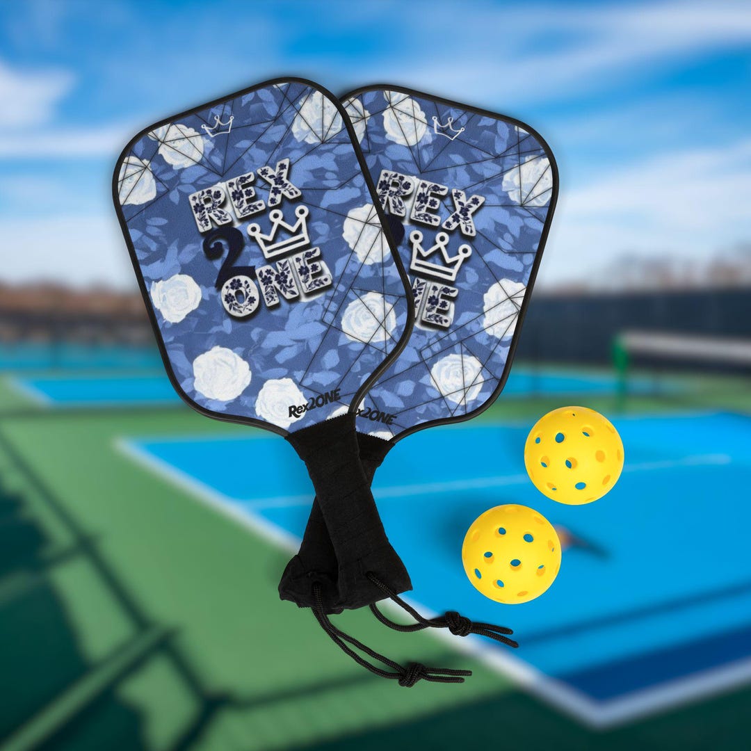 Pickleball Paddle Set, Chinoiserie, Perfect Gift for Pickleball Lovers ...