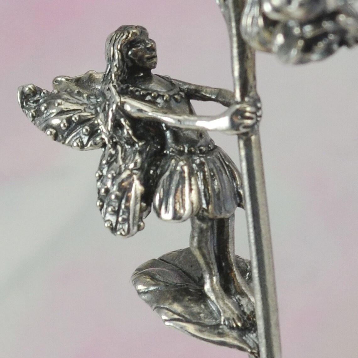 Bluebell Faerie Pendant in Sterling Silver - Etsy UK