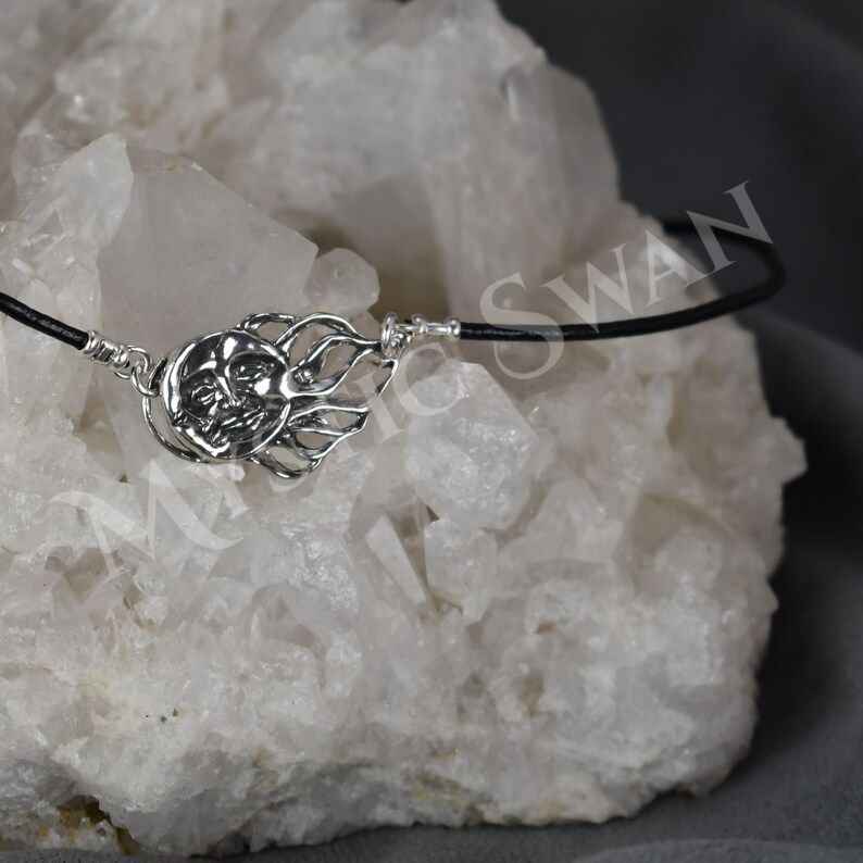 Fantasy Bracelet With Mystical Sun & Moon in Silver and Bronze - Etsy