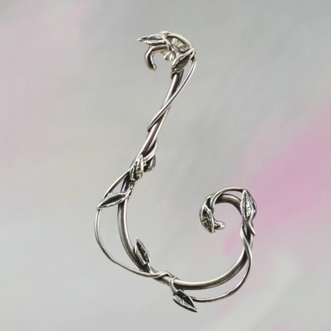 Vine Scroll Earrings in Sterling Silver - Etsy