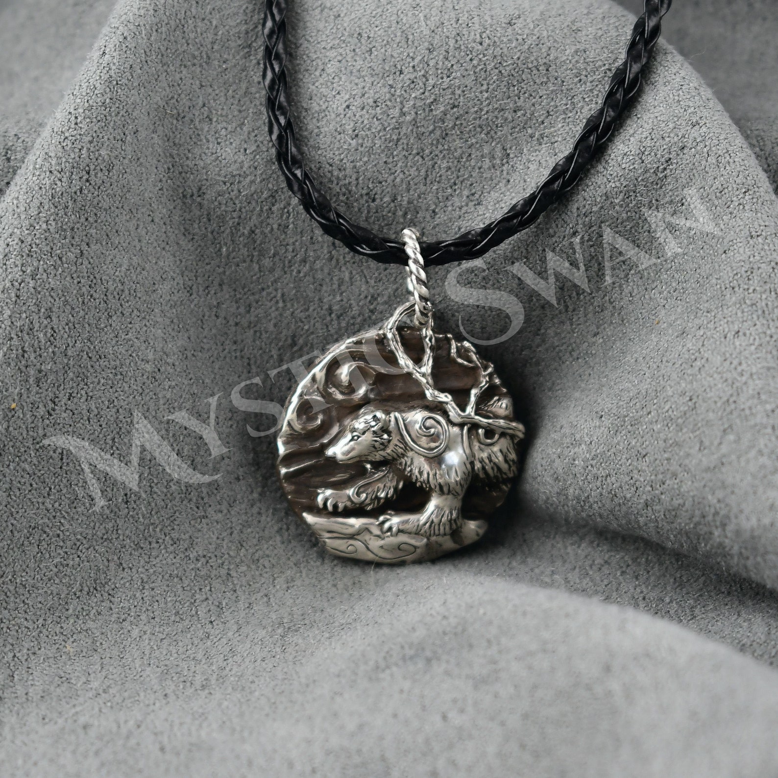 Wolverine Necklace Wolverine Medallion Sterling Silver | Etsy