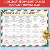 Christmas Jeopardy Game | Holiday Trivia, Family Fun (digital PDF PNG ...