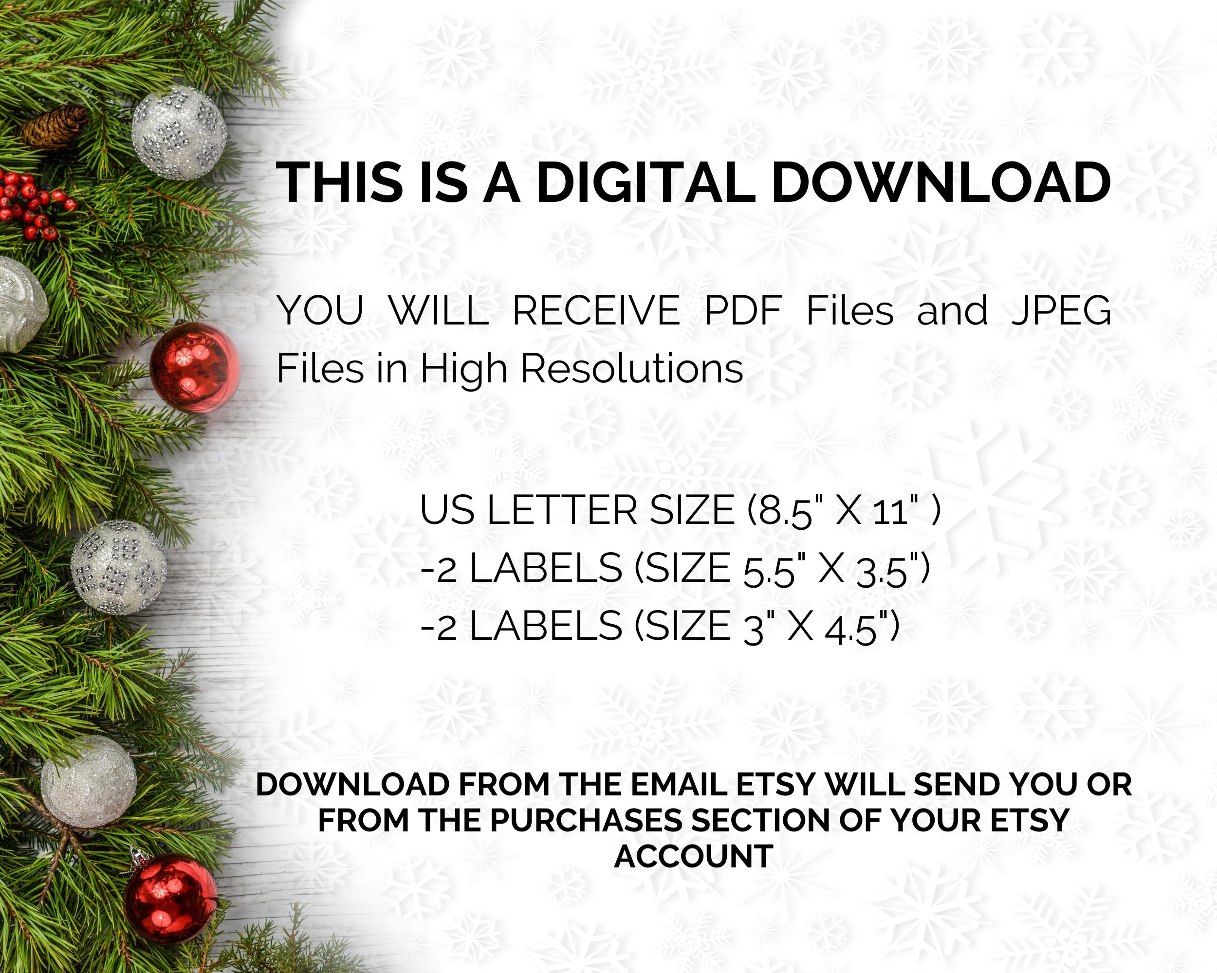 Chill Pill Labels, Christmas Printable Candy Jar Labels, Gag Gift for ...