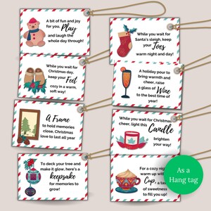12 Days of Christmas Gift Tags, Printable 12 Days of Christmas Gifts ...