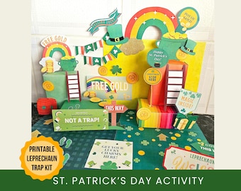 DIY Leprechaun Trap Kit: St. Patrick's Day Craft - Etsy