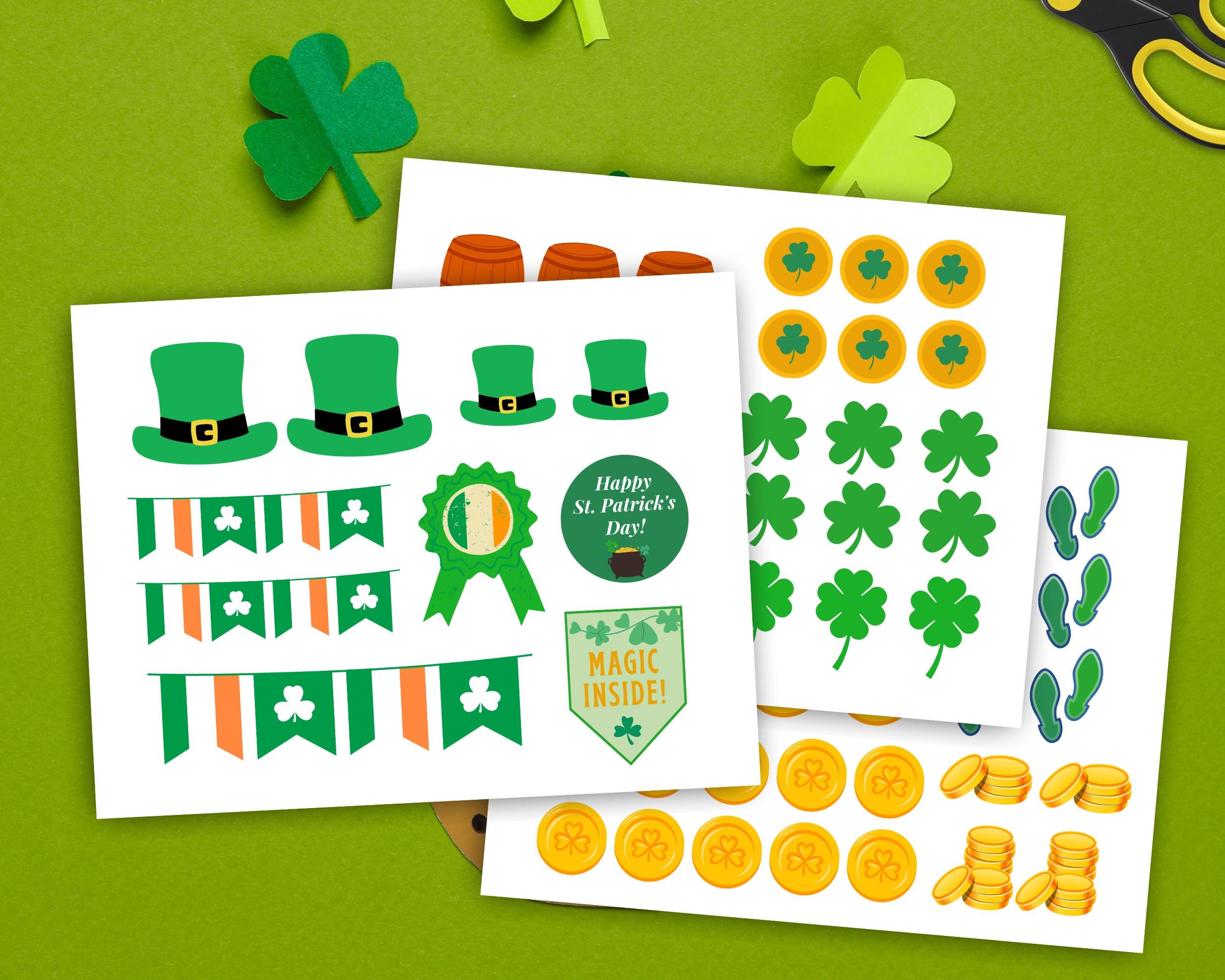 St Patrick's Day Leprechaun Trap Kit, Printable DIY Leprechaun Trap ...