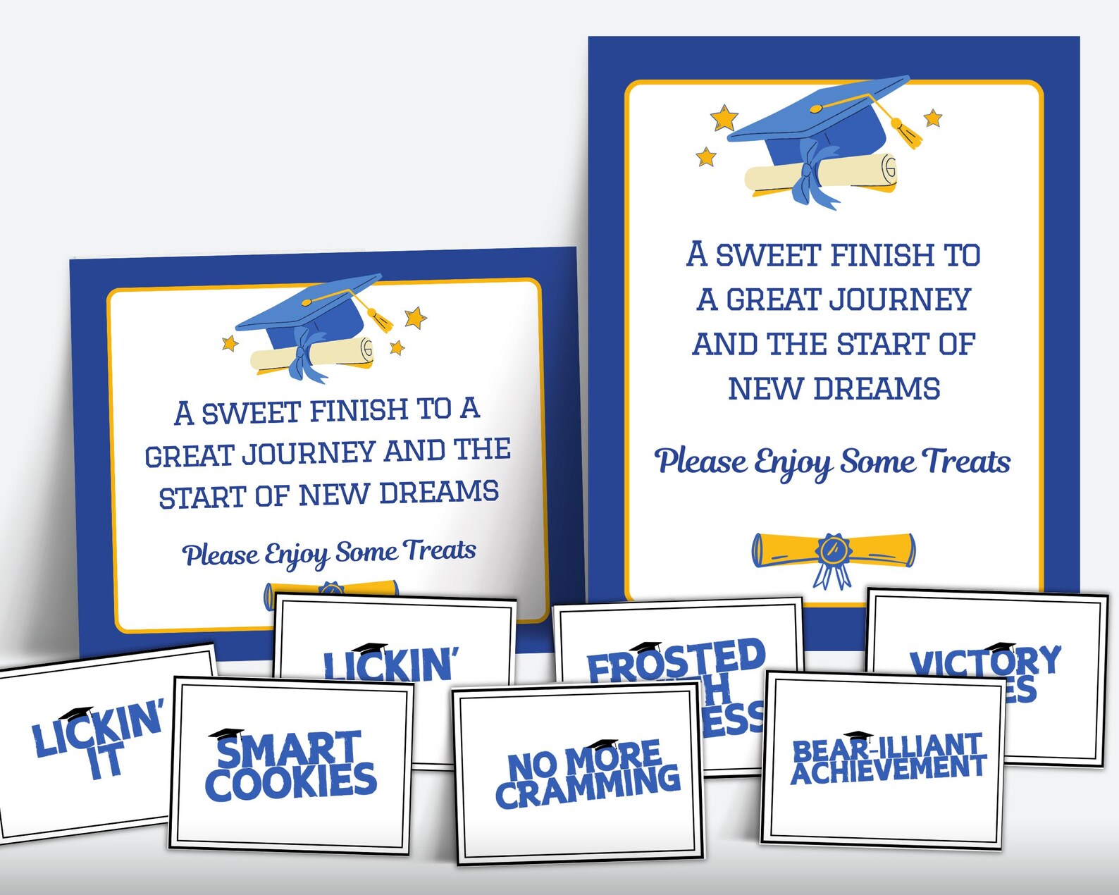 Graduation Candy Bar Sign Set, Printable Graduation Candy Label ...