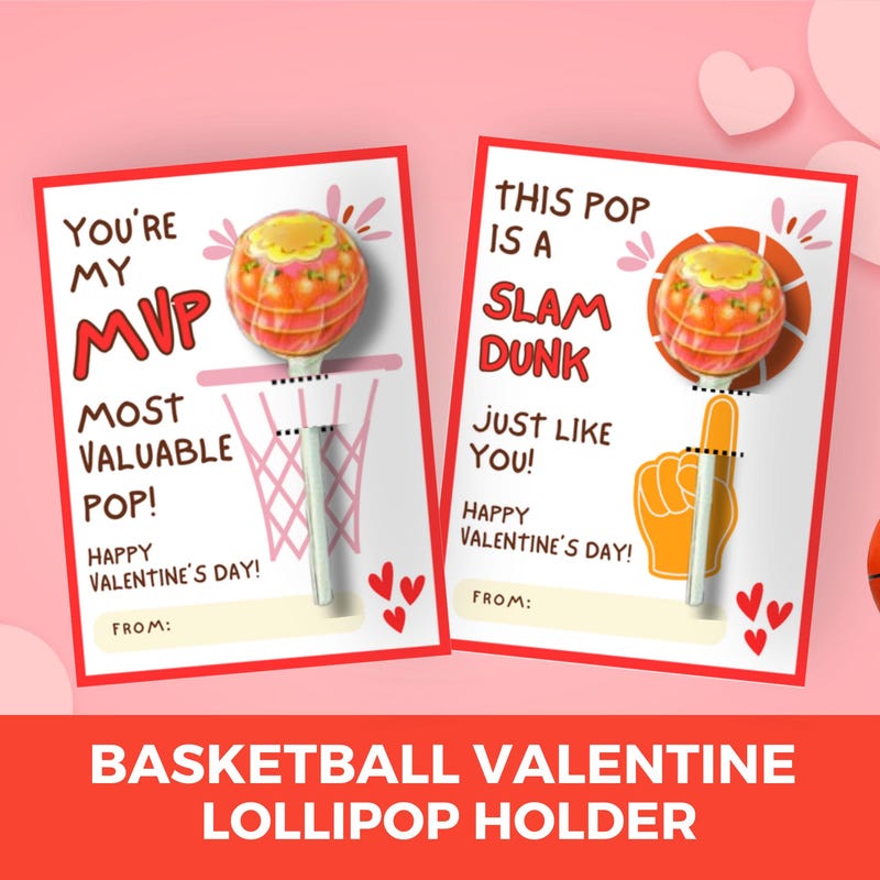 Basketball Valentines - Etsy