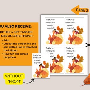 Turkey Lollipop Holder, Thanksgiving Favors, Friendsgiving Favors ...