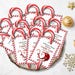 Printable Christmas Candy Cane Holder Gift Tags, Candy Cane Gram Tag ...