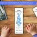Printable Fingerprint Bookmark for Father's Day, DIY Fingerprint ...