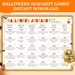 Halloween Jeopardy Game, Printable Halloween Trivia, Halloween Office ...