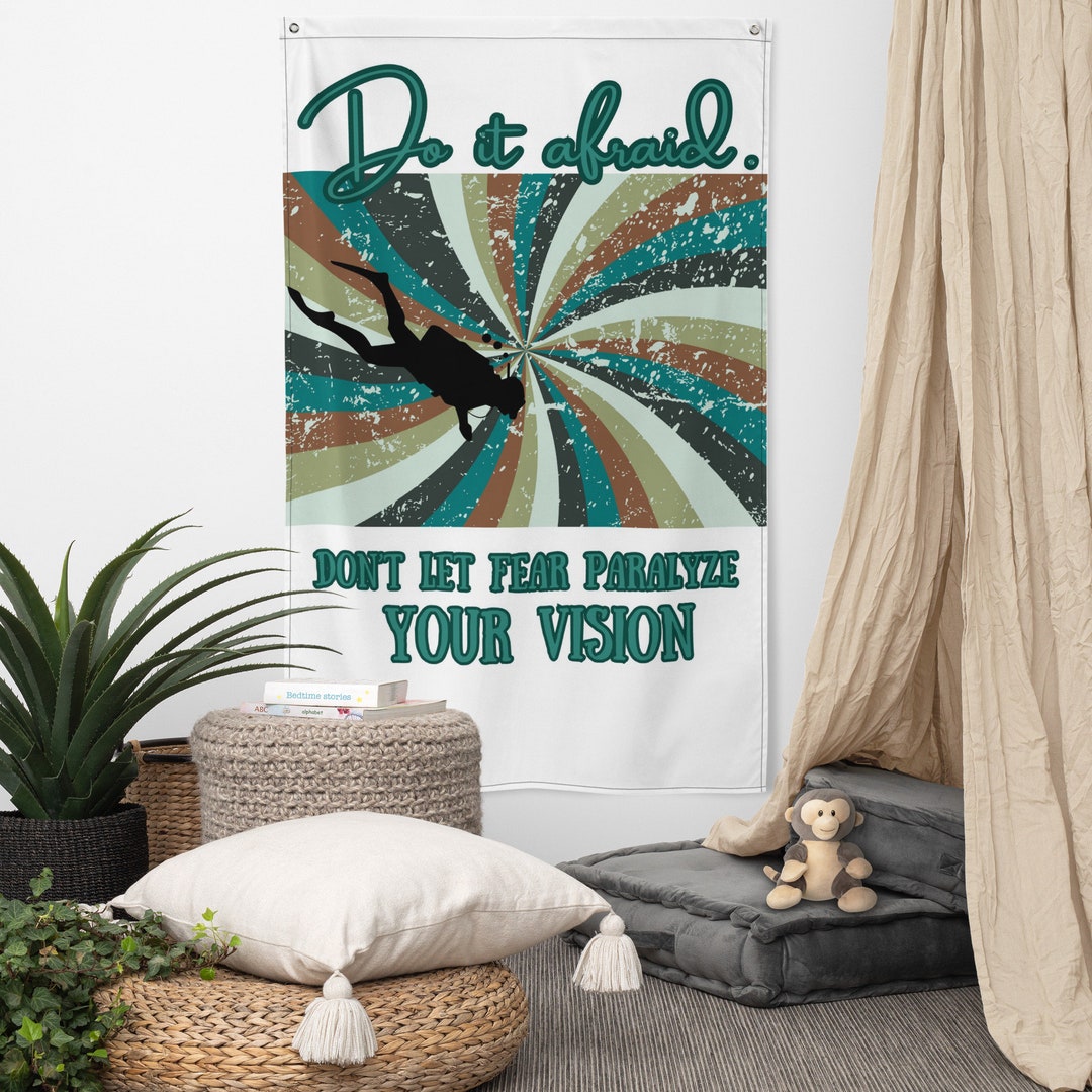 DO IT AFRAID Flag - Etsy