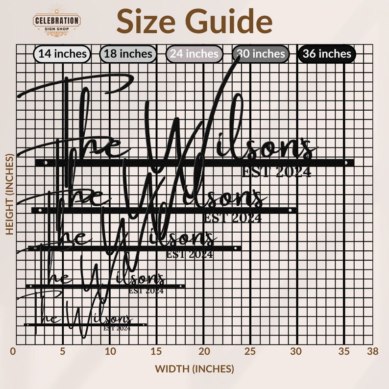 Personalized Metal Name Monogram | Custom Metal Sign | Monogram Wall ...