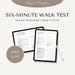 Six-minute Walk Test (6MWT) Template | PDF Digital Download - Etsy