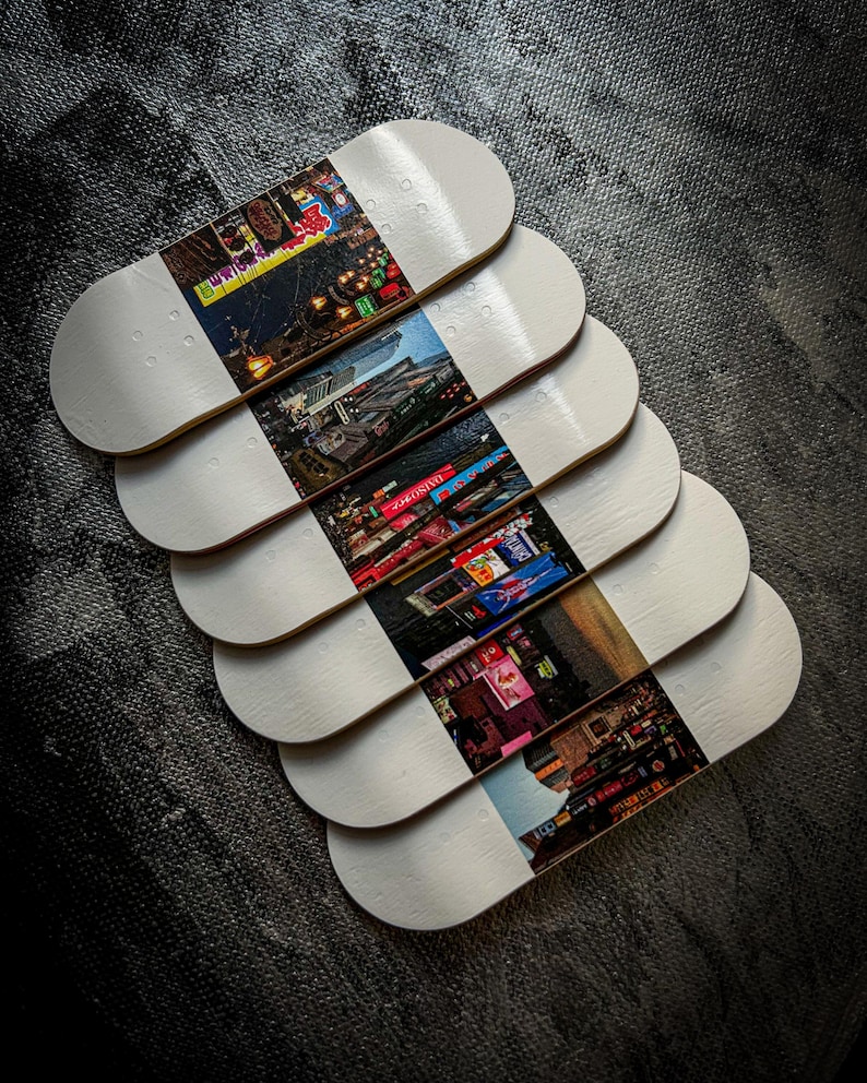 Bellinidecks, Custom Deck for Fingerboard - Realwear Graphic and Shape ...