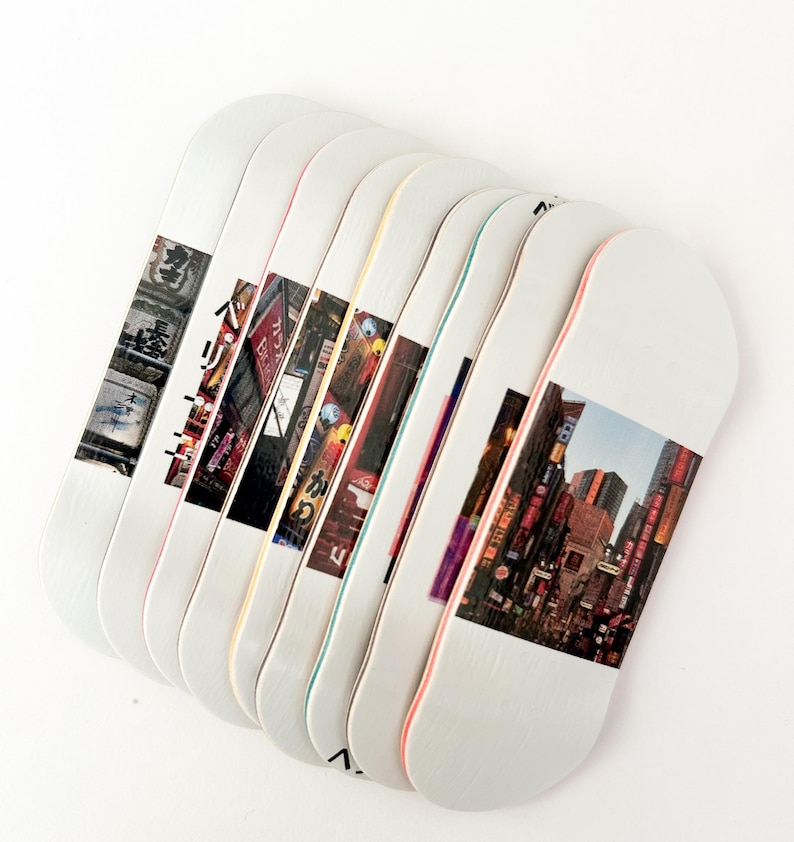 Bellinidecks, Custom Deck for Fingerboard - Realwear Graphic and Shape ...