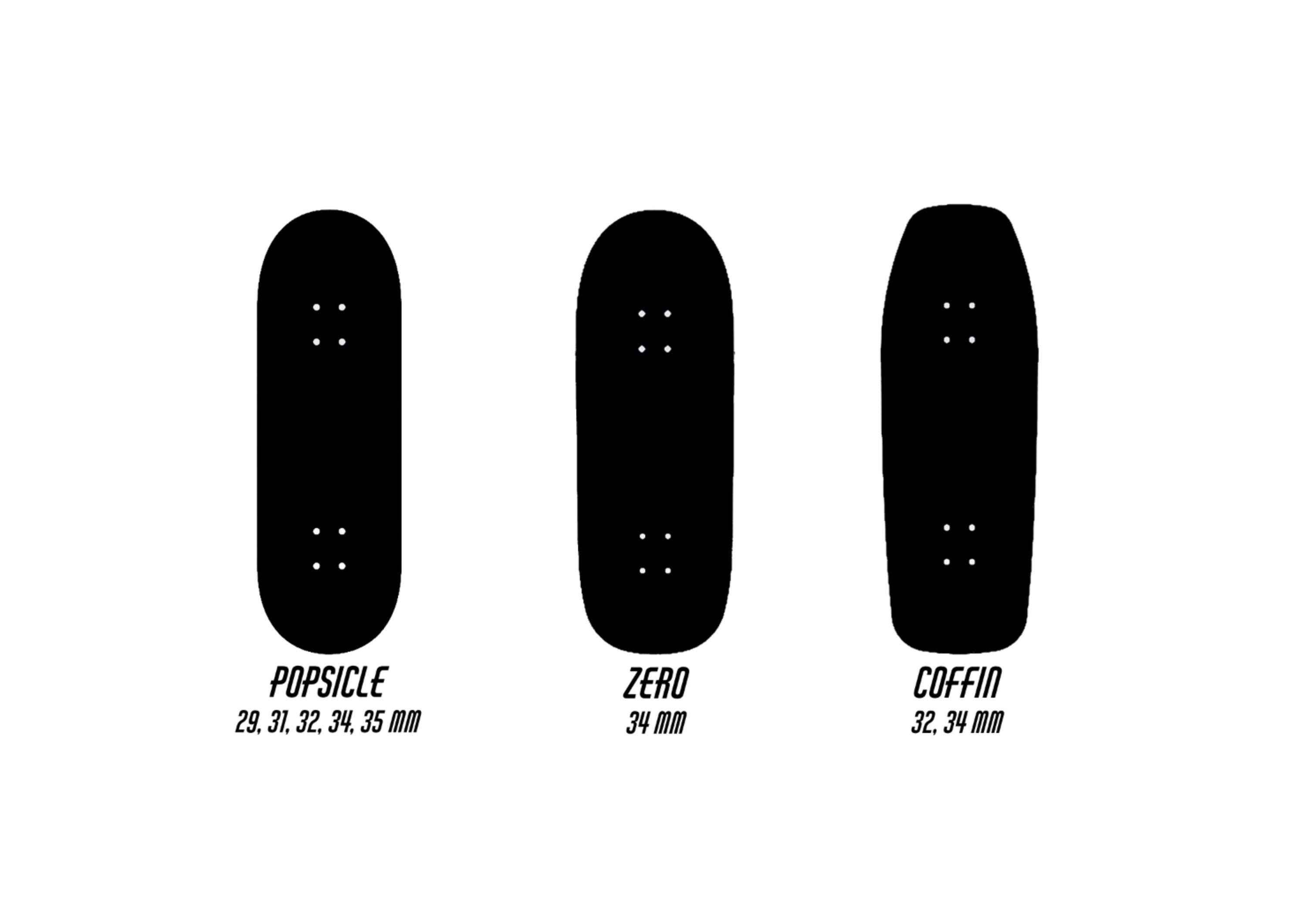 Bellinidecks, Custom Deck for Fingerboard - Realwear Graphic and Shape ...