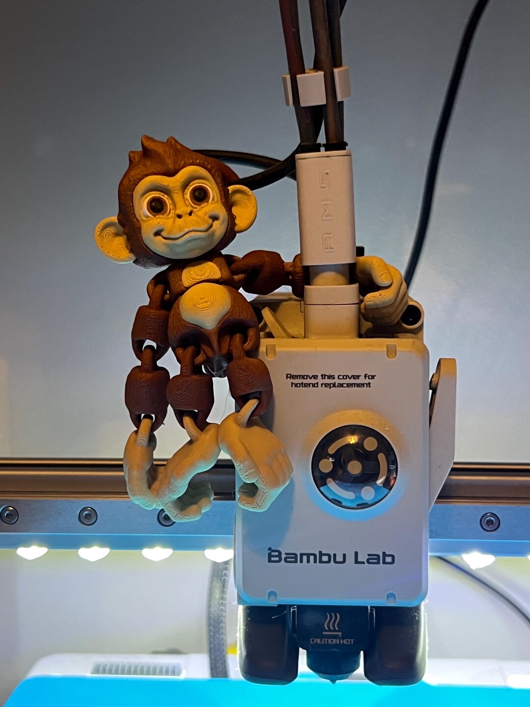3D Printed Articulated Monkey - Etsy